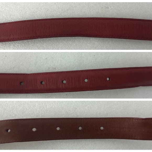 Coach | Accessories | Vintage Coach Womens Red Leather Waist Belt ...